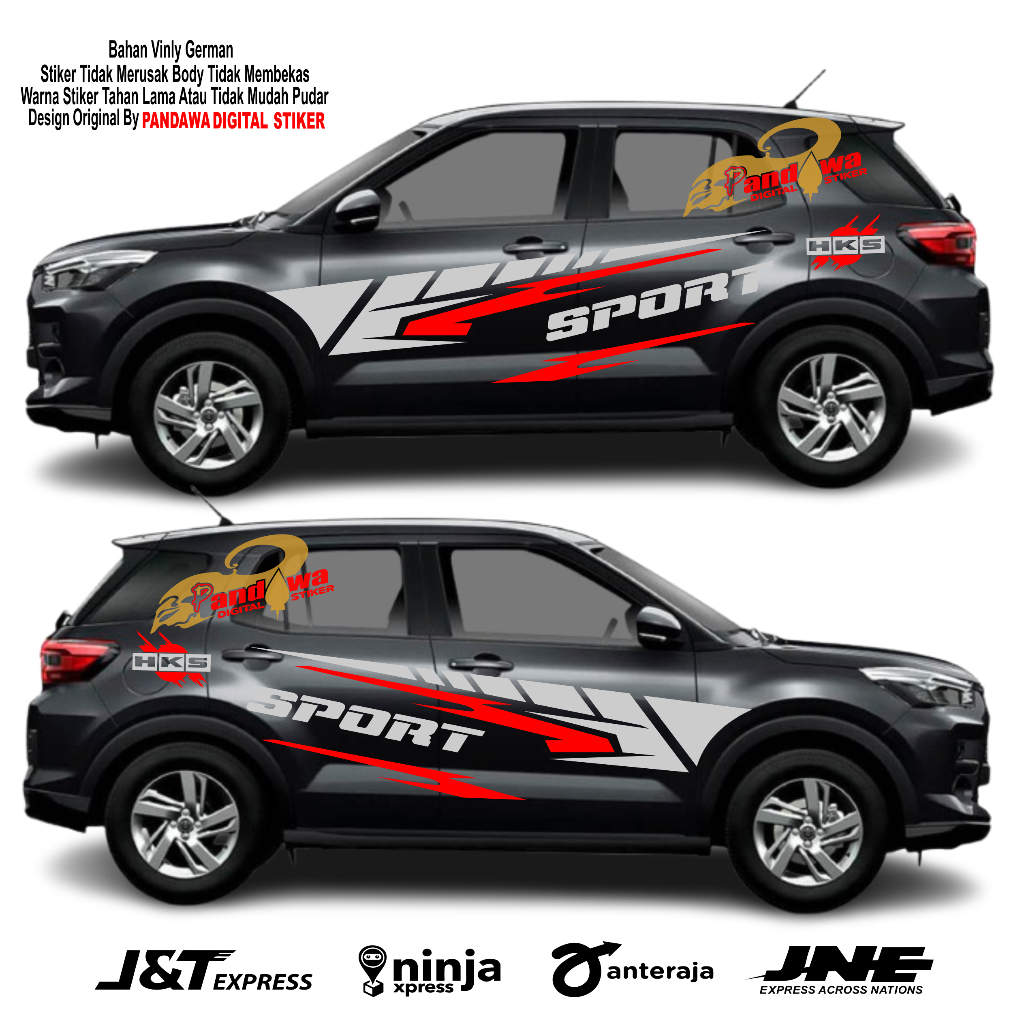 Best raize sticker, raize list body sticker, minimalist toyota raize ...