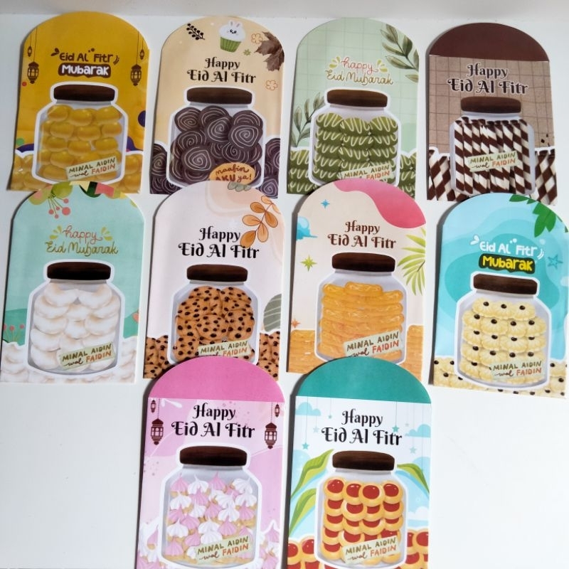 Medium Eid Envelope 1 Pack Contains 10pcs Cute Characters / Eid Snack ...