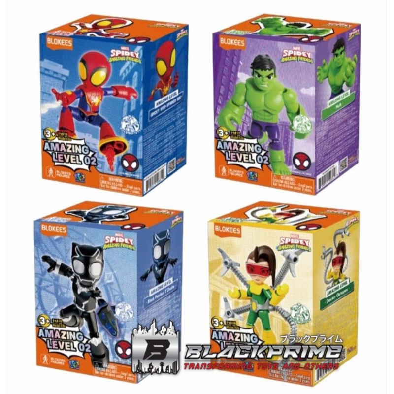 Blokess Marvel Spidey Amazing Friends Level 02 Blokees Spidey Model Kit