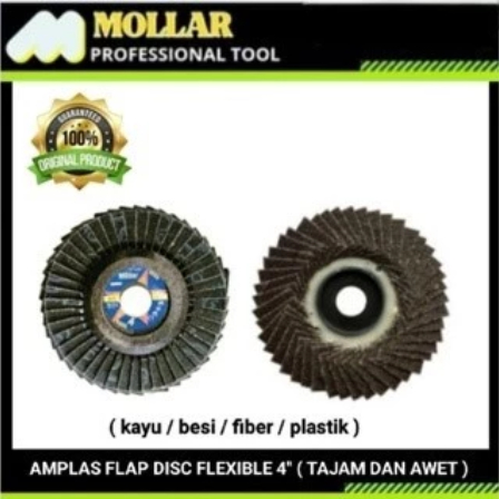 KAYU Mollar multi-purpose 4" flexible flap disc stacking sandpaper ...