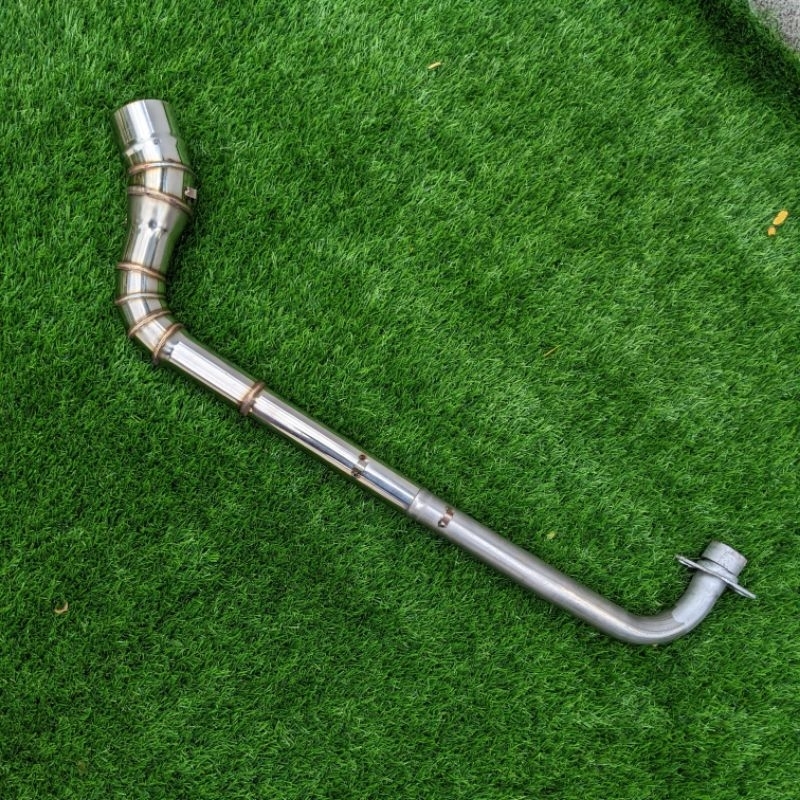 Big elbow Open Spec pipe exhaust 51 mm tube type for Wave 100 110 125 ...
