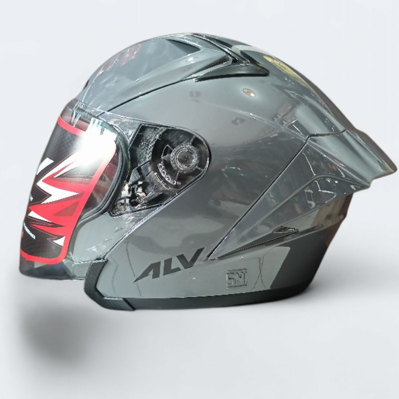 Alv ULTRON V2 PLAIN VISOR CLEAR HELMET LATEST GENERATION MODEL SAFE ...
