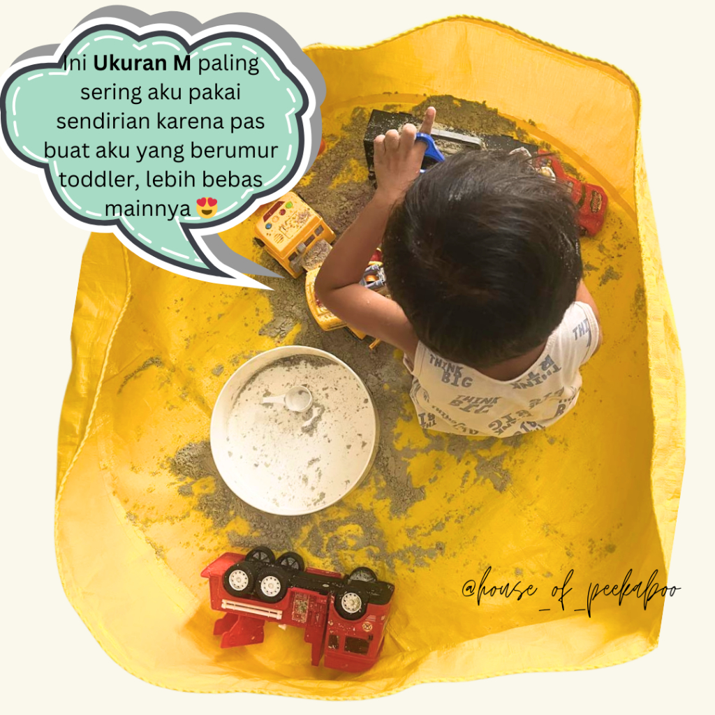 [House Of Peekaboo] Bundle Set Art Mat + Sensory Tray Sensory Play ...