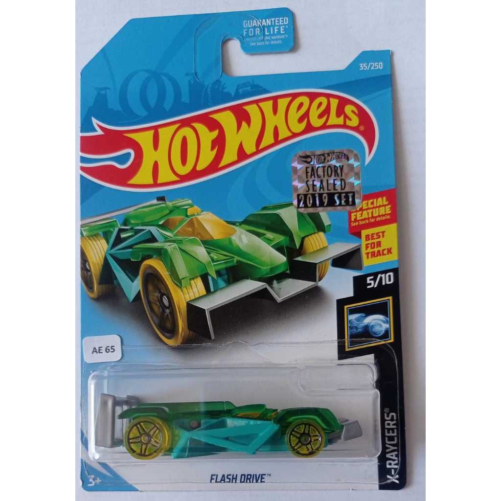 Hot Wheels - Flash Drive Green X-Raycers Special Future Best For Track ...