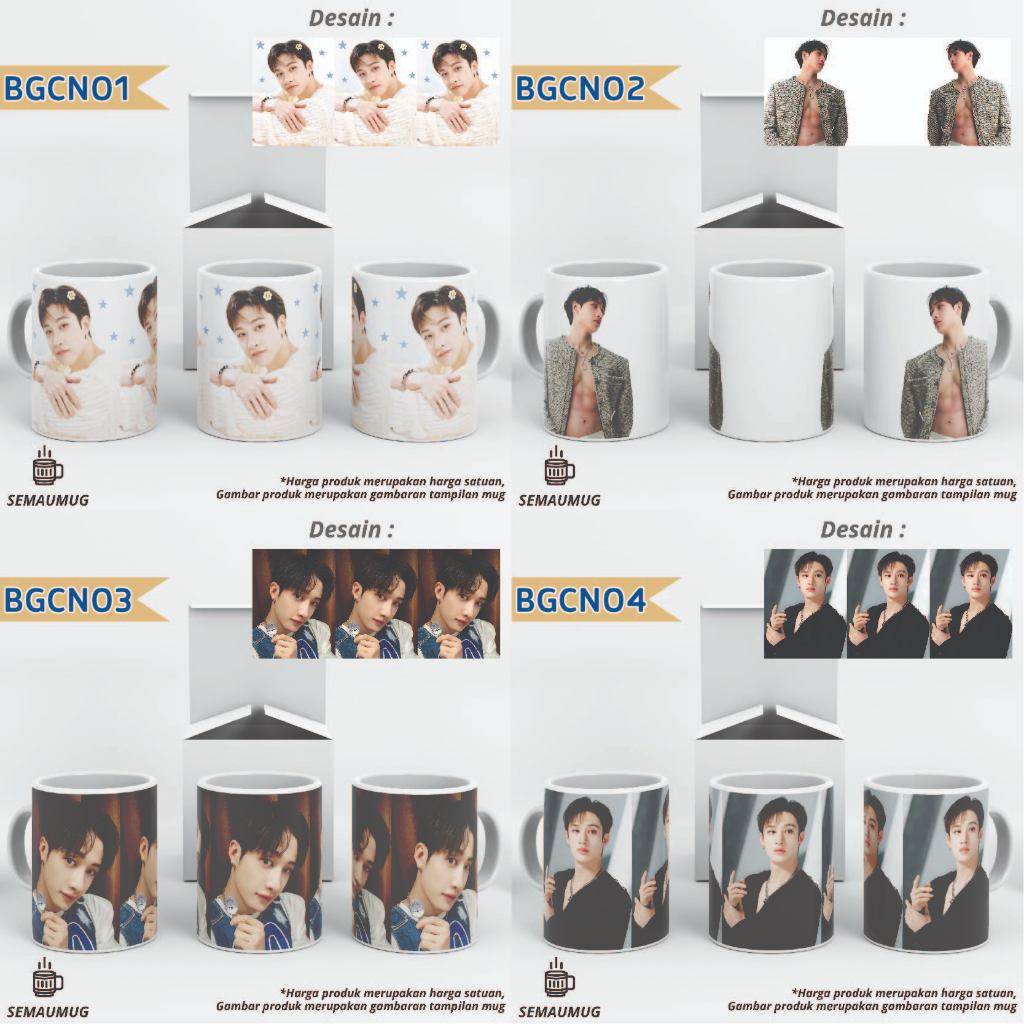 Bangchan STRAY KIDS MUG KPOP HAMPERS GIFT CUSTOM PRINTED CUP GLASS ...
