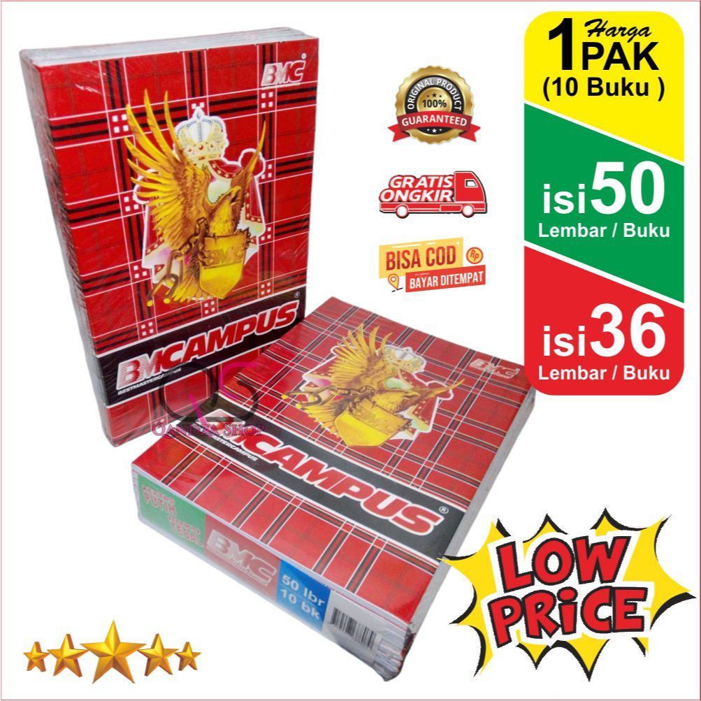 Bmc CAMPUS Writing BOOK CAMPUS Book Contents 50 Sheets & 36 Sheets ...