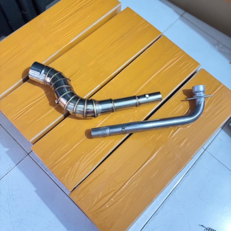 Stainless pipe Big Elbow for xrm 125 wave 125 fury 125 Rs125 rusi tc ...