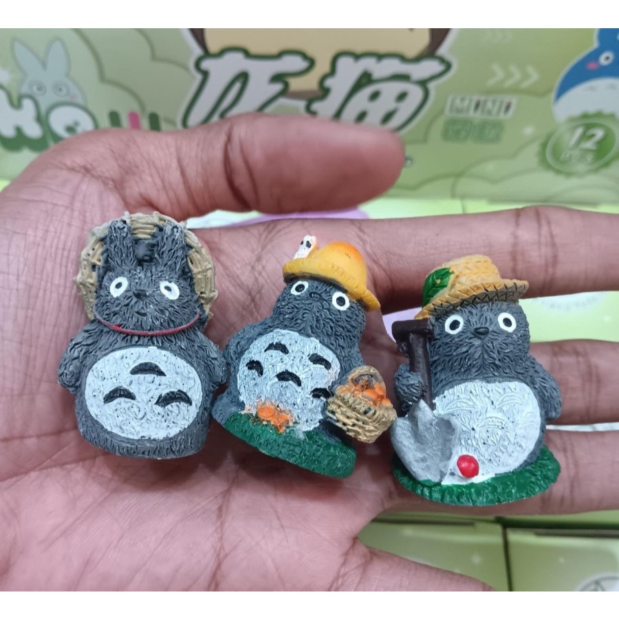 Totoro Miyazaki Hayao Blind Box Figure Totoro Resin | Shopee Malaysia