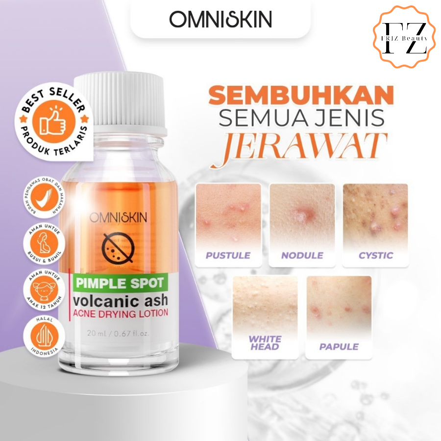 Omniskin - Cica Volcanic Ash Pimple Drying Lotion - Totol Acne Medicine ...