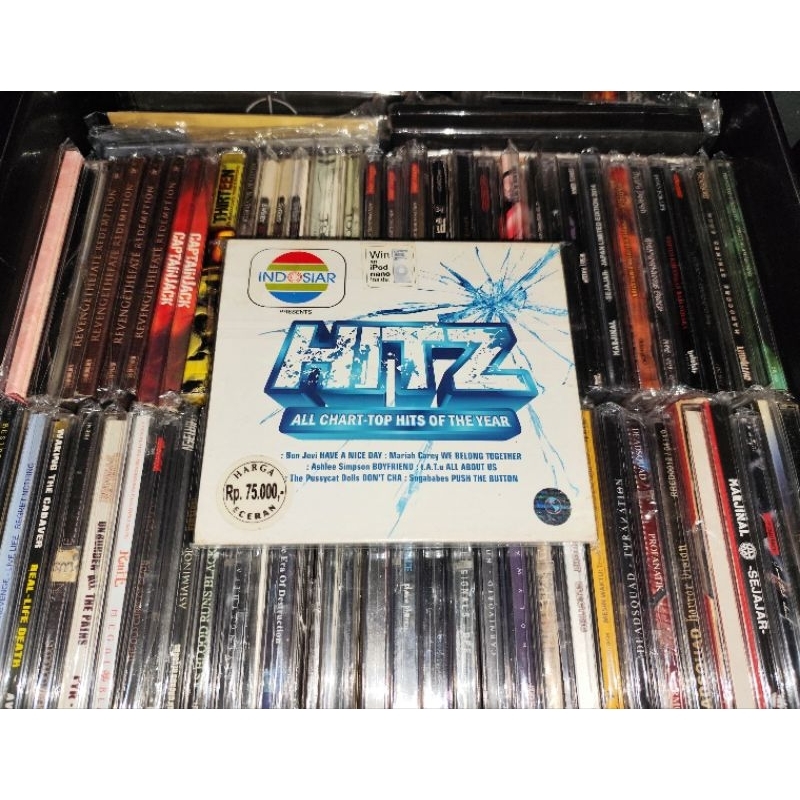 Hitz All Chart Compilation Music CD Top Hits Of The Year Bon Jovi, The ...