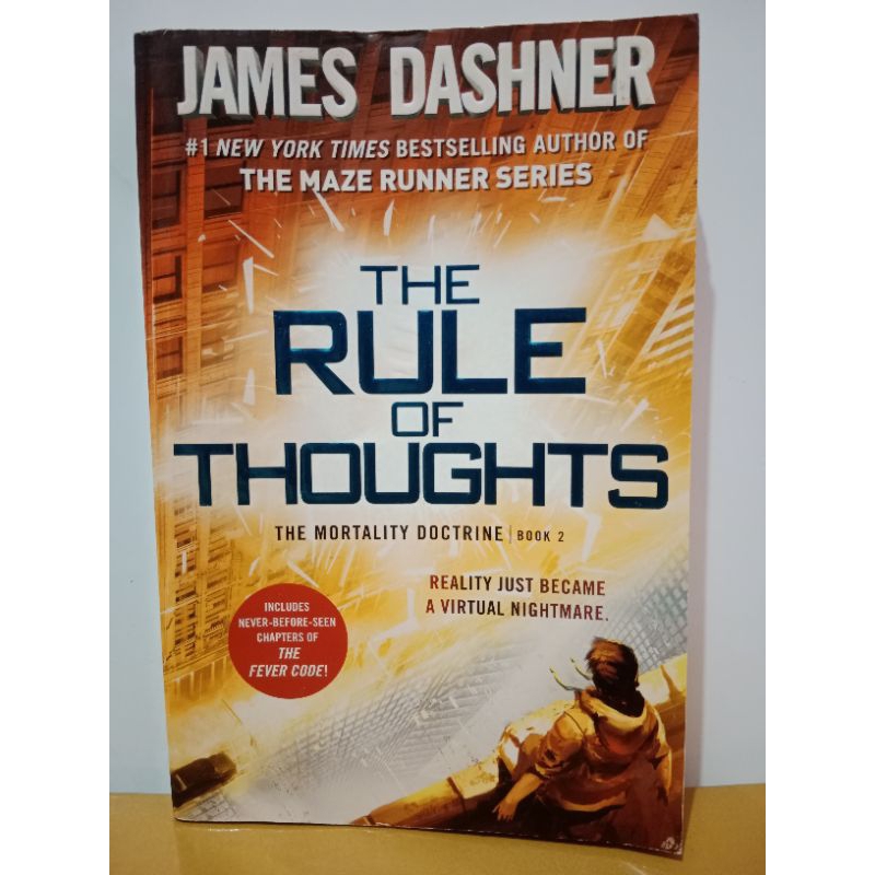 Original English Novel The Rule Of Thoughts by James Dashner | Shopee ...