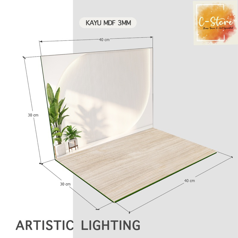 KAYU Folding Product Photo Mat Background Artistic Lighting Hardboard ...