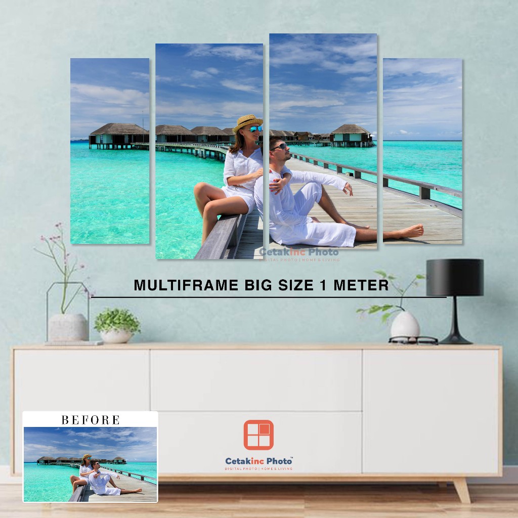 HIASAN DINDING Multi FRAME 1 Meter | Print photos of frameless frames ...