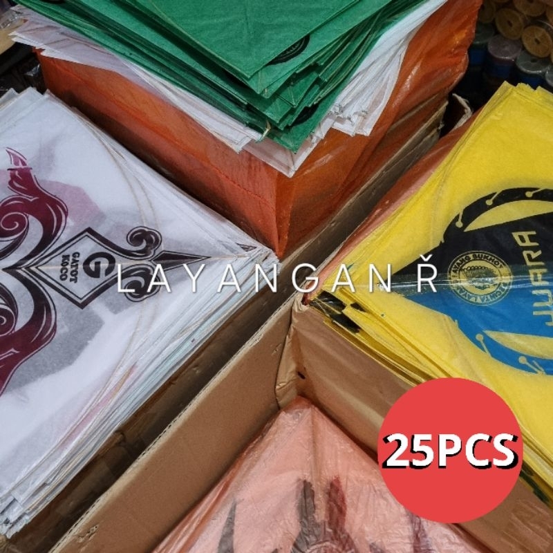 Sukhoi VEGETABLE Kite Original Pasuruan Oil Paper Contains 25 Pcs ...