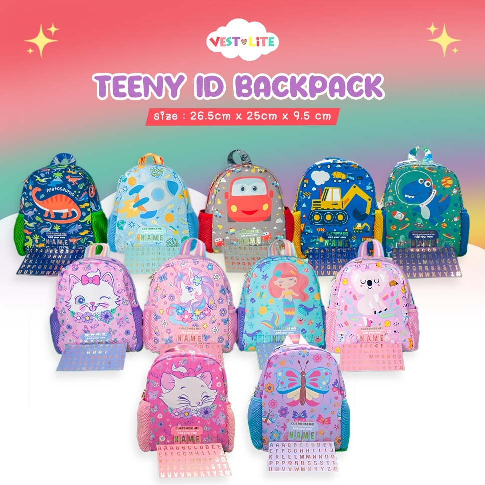 Vest-lite teeny id backpacks PAUD school bag playgroup Backpack U3054 ...