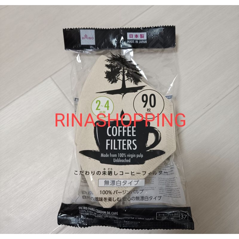 Daiso Coffee Filter / Coffee Filter / Coffee Filter (Breasted) | Shopee ...