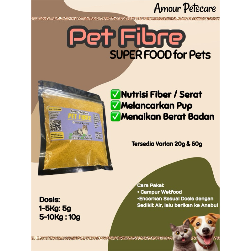 Pet Fiber is an additional fiber companion to the Fibor of cats who ...