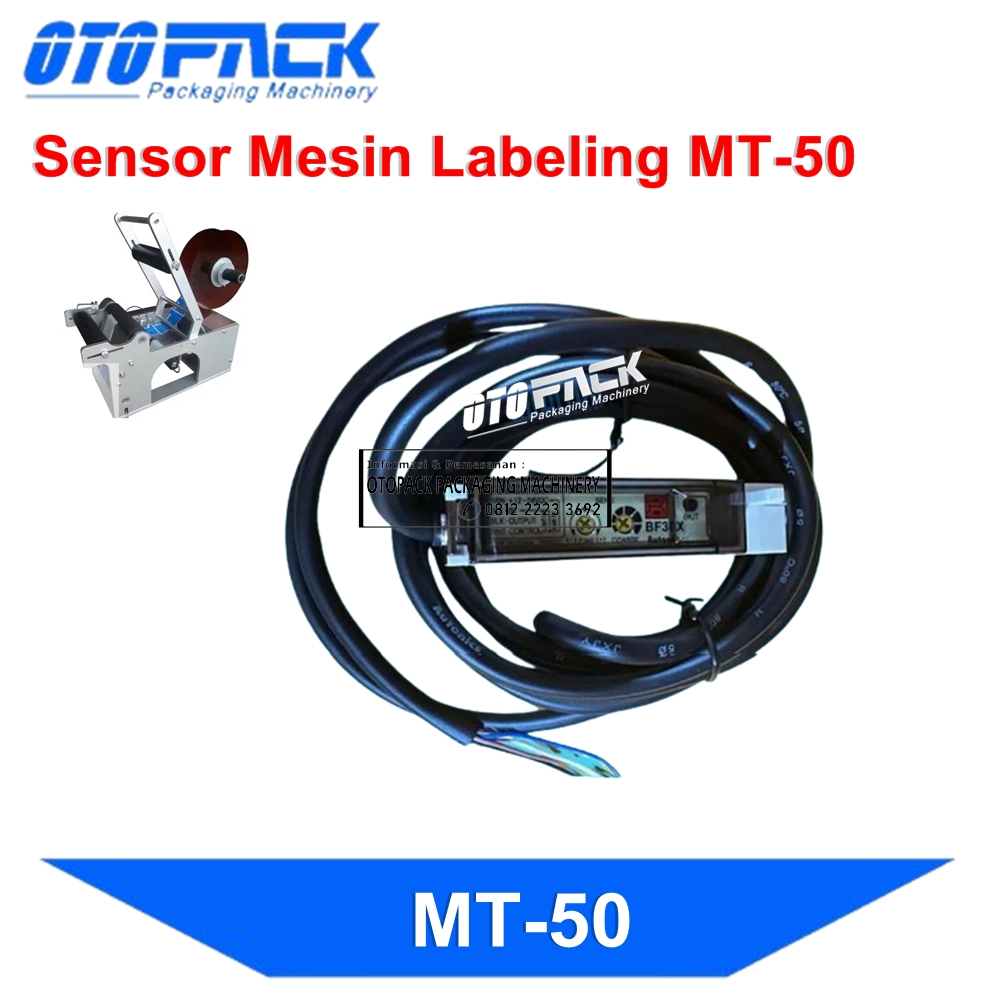MESIN Mt-50 Labeling Machine Sensor Sticker Bottle Labeling | Shopee ...
