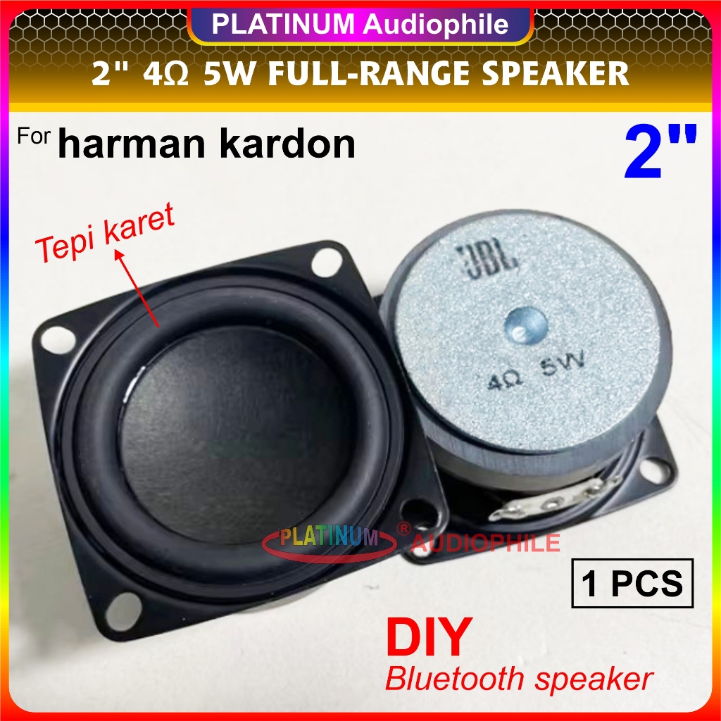 Speaker 2 inch Fullrange 4 ohm 5W Hifi Speaker 2" Full Range for JBL HK ...
