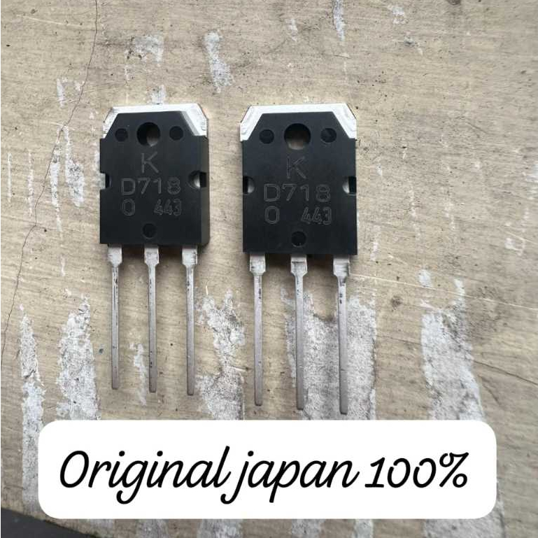 Transistor D 718 SMALL ORIGINAL | Shopee Malaysia