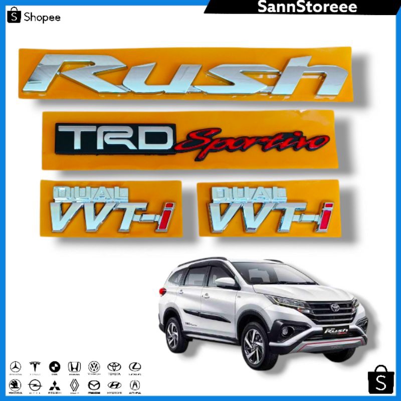 Rush TRD SPORTIVO Emblem Complete Package 2015-2022 Original/Original ...