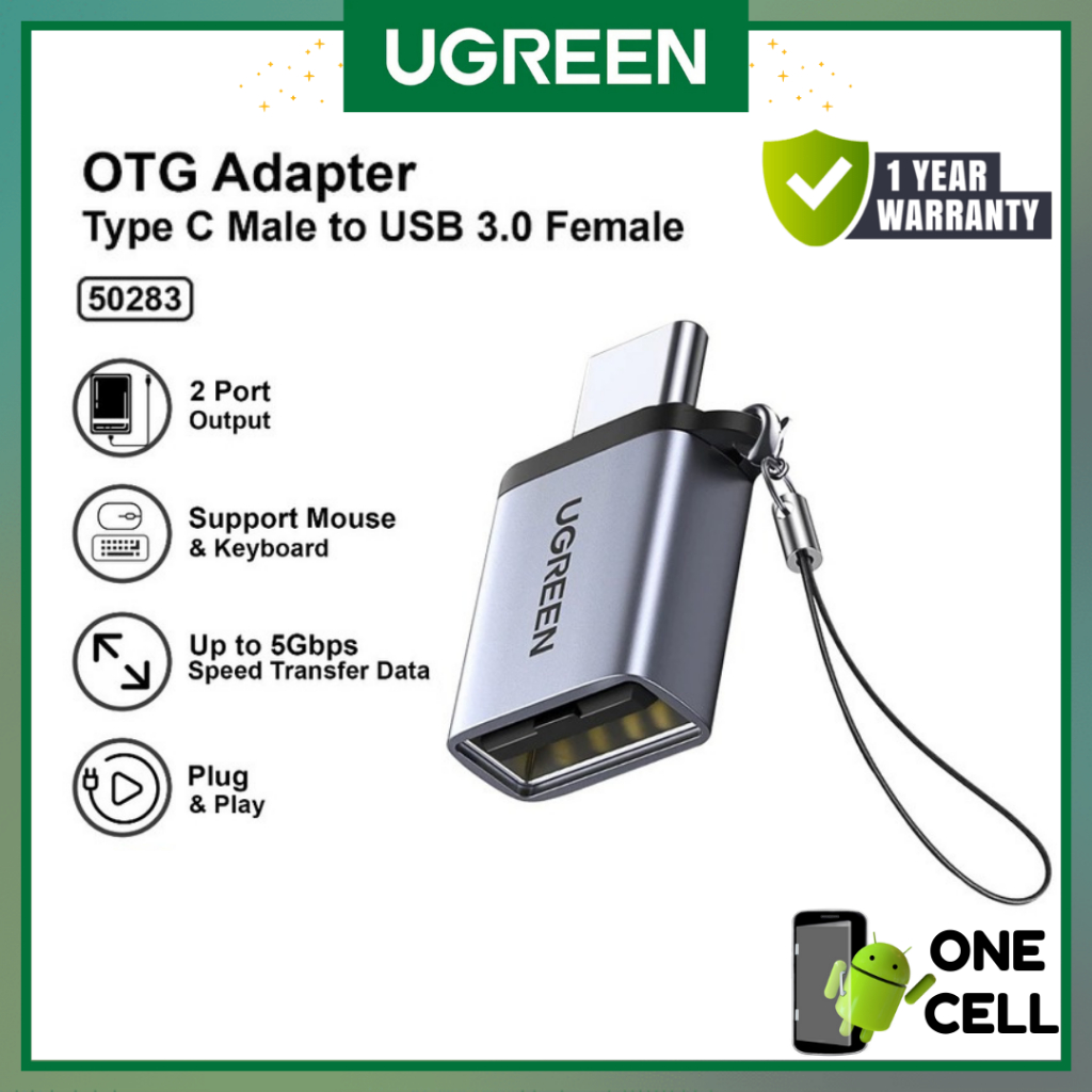 Ugreen OTG Type C to USB-A 3.0 Female Adapter Converter HP Tablet Data ...