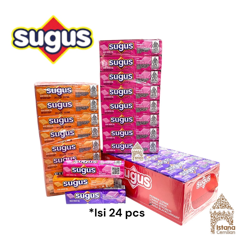 Sugus Fruit Flavored Soft Candy Stick PACK (24 pcs) | Shopee Malaysia