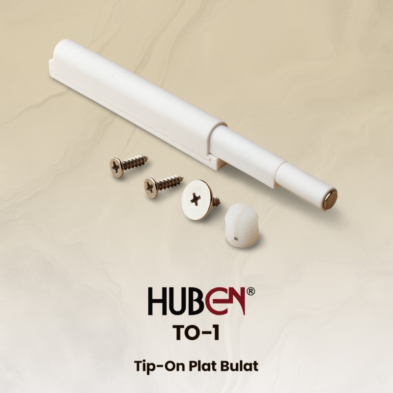 Huben Tip On Push To Open Catches KecesShort Door To-1 Pvc Magnetic ...