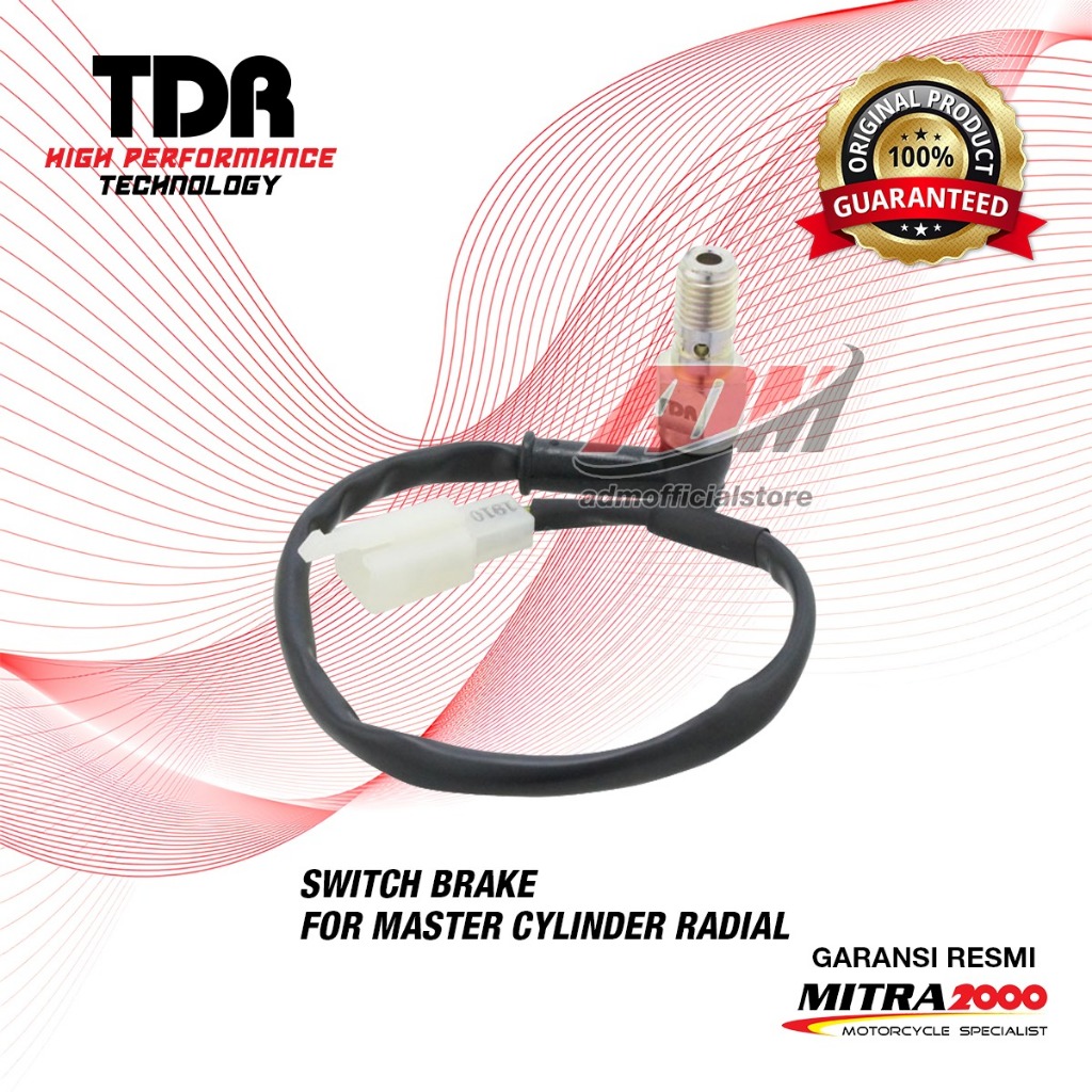 TDR Brake Switch For Master Cylinder Radial (Switch Brake) | Shopee ...