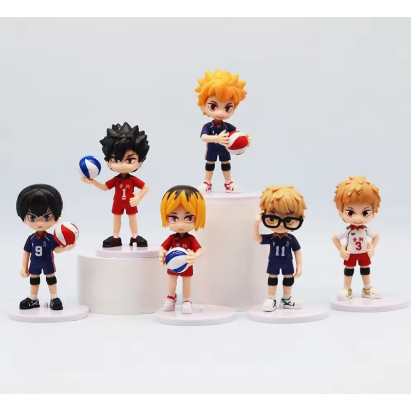 Haikyuu Action figure 1 set contains 6 cake topper displays | Shopee ...