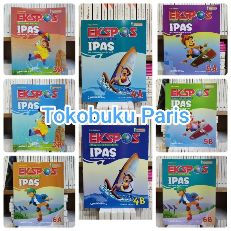 Ori EXPOSED IPAS book sd mi class 3A 3B 4A 4B 5A 5B 6A 6B Merdeka Yudhistira Curriculum | Shopee ...