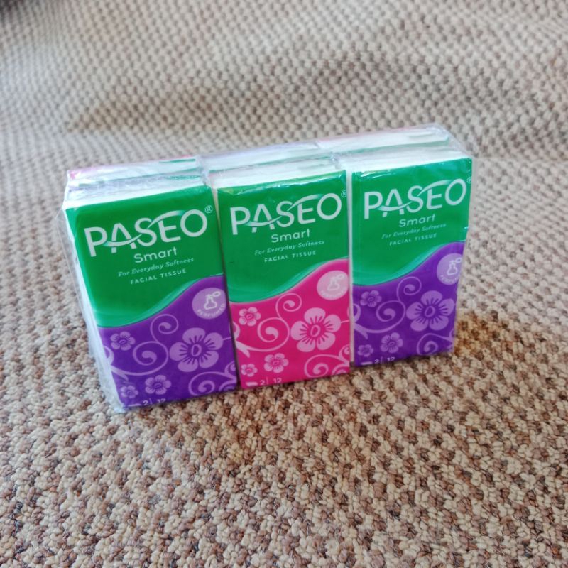 Paseo Perfumed Tissue contains 6 Pack 2ply 12 sheets / Paseo Perfumed ...