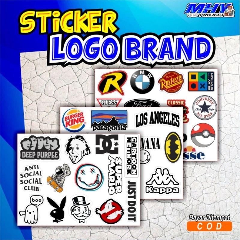 Cutting brand stickers brand logo stickers | Shopee Malaysia