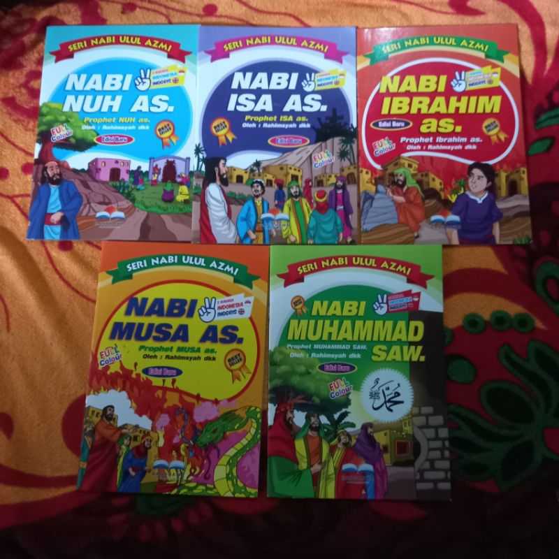 NABI Original BOOK SERIES PROPHET ULUL AZMI PROPHET MUHAMMAD SAW ...