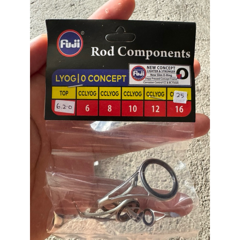 Fuji CCLYOG RING GUIDE SET 7 & TOP GUIDE FUJI | Shopee Malaysia