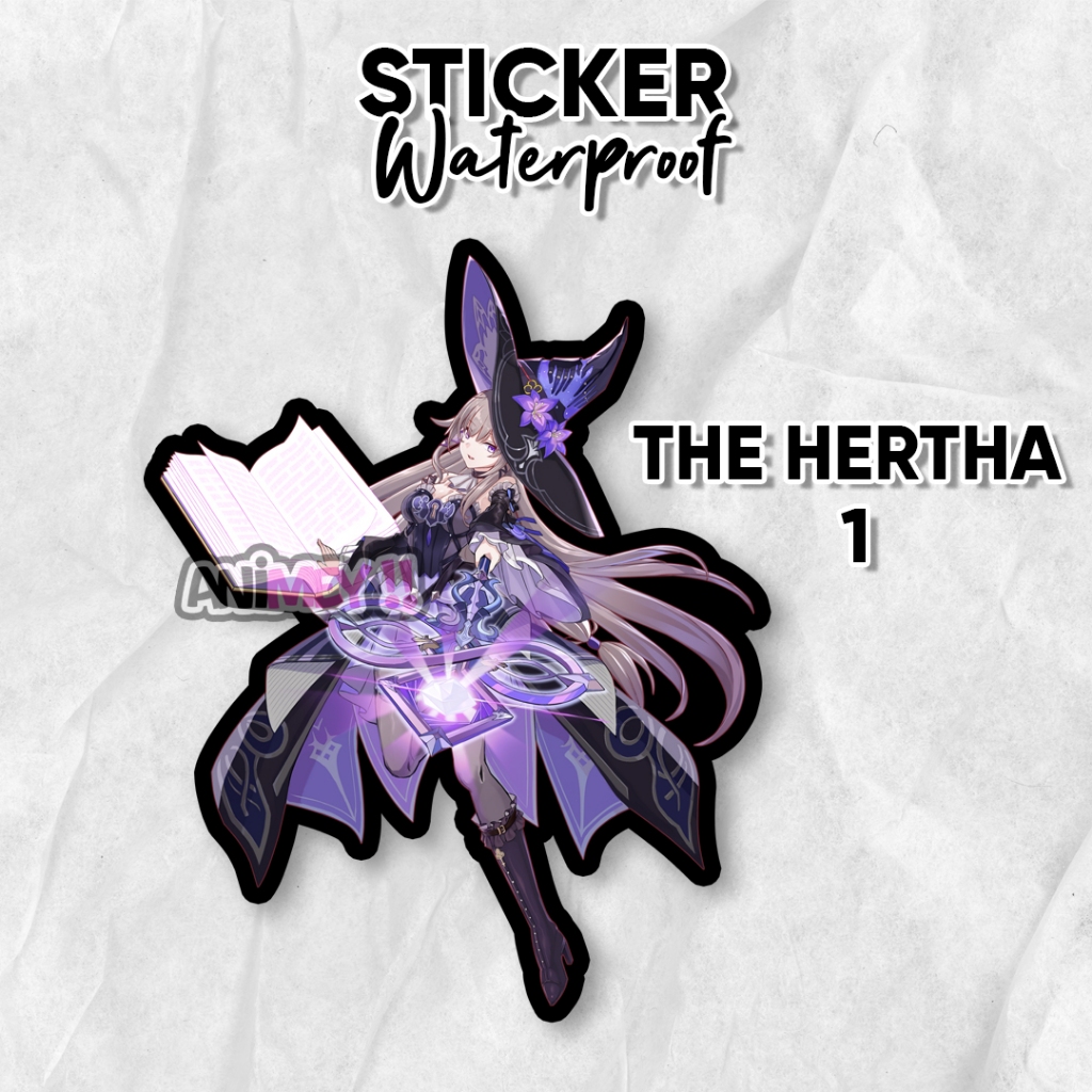 The Hertha Game Honkai Star Rail Sticker / Waterproof Anime Sticker ...