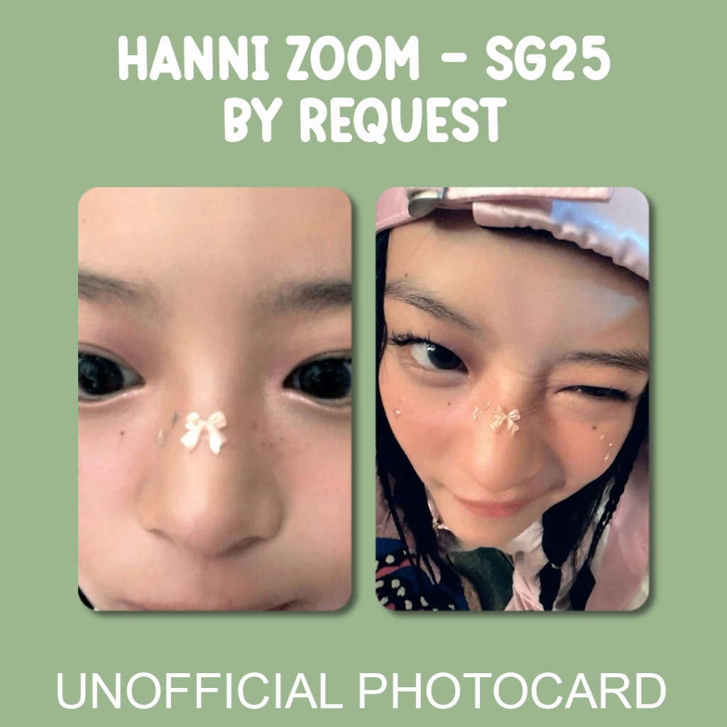 [UNOFFICIAL Pc] NEWJEANS - HANNI ZOOM SEASON GREETING 2025 | Shopee ...