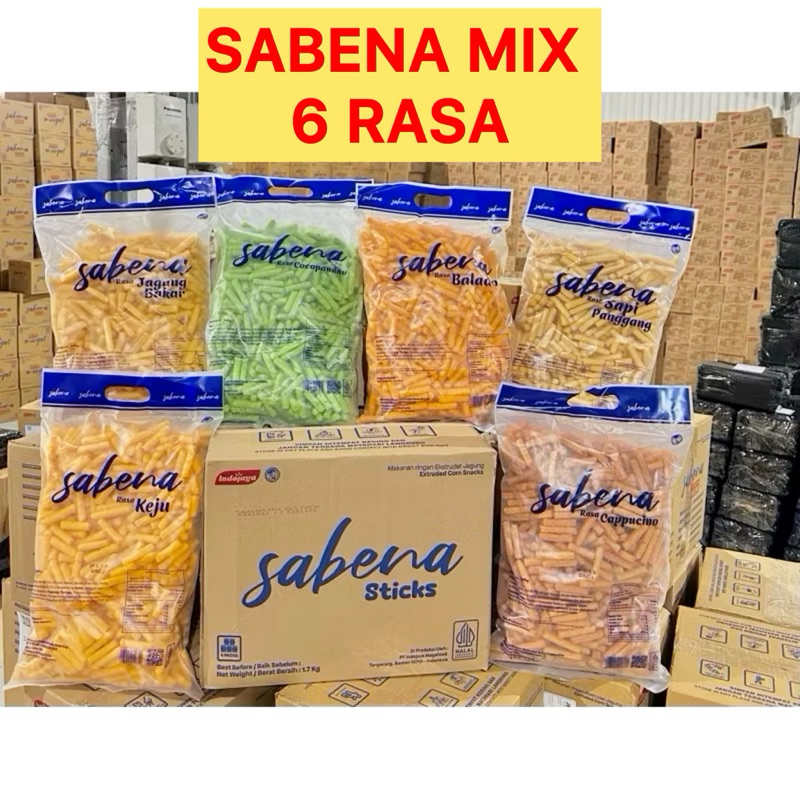 (1 Box contains 6 pcs) Sabena Steak 1 box Mixed Flavors contains 6 pcs ...