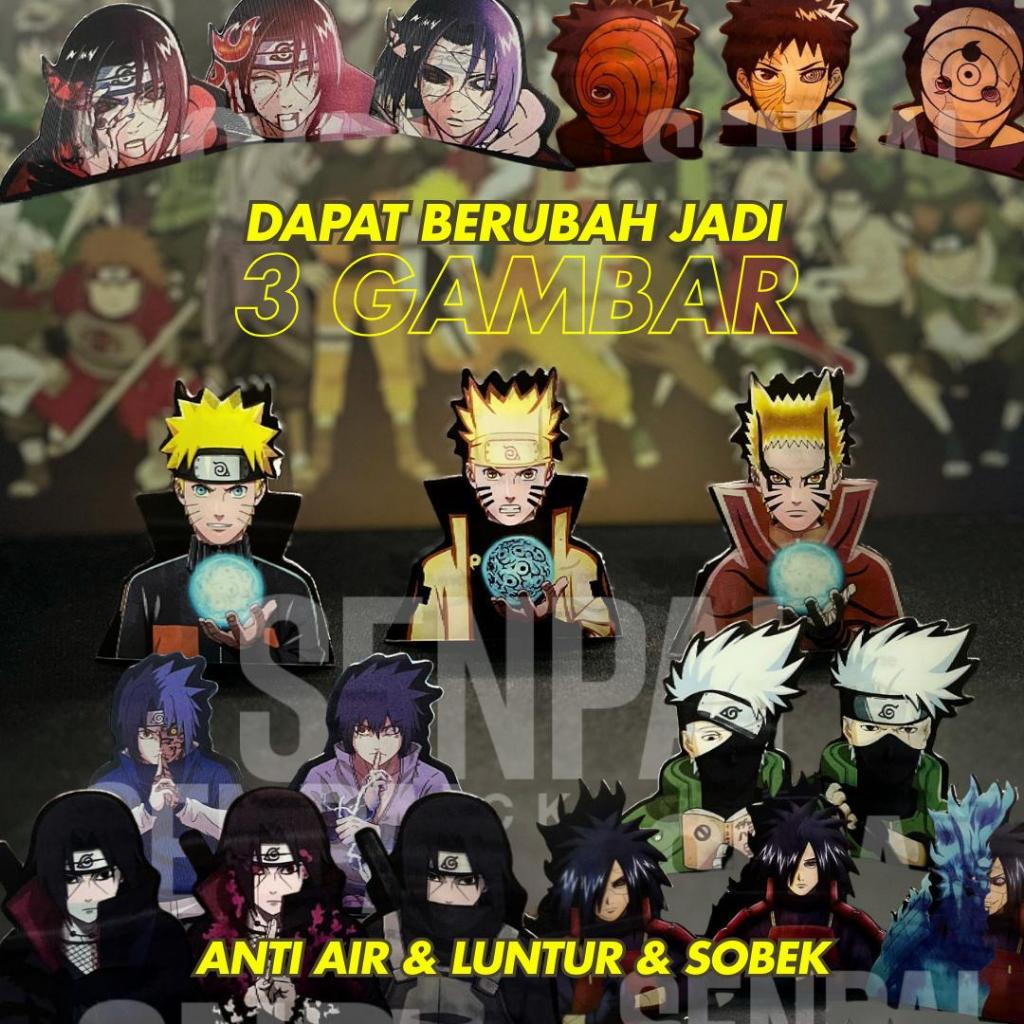 HP Small Naruto MINI Anime 3D Motion Sticker Suitable for any cellphone ...