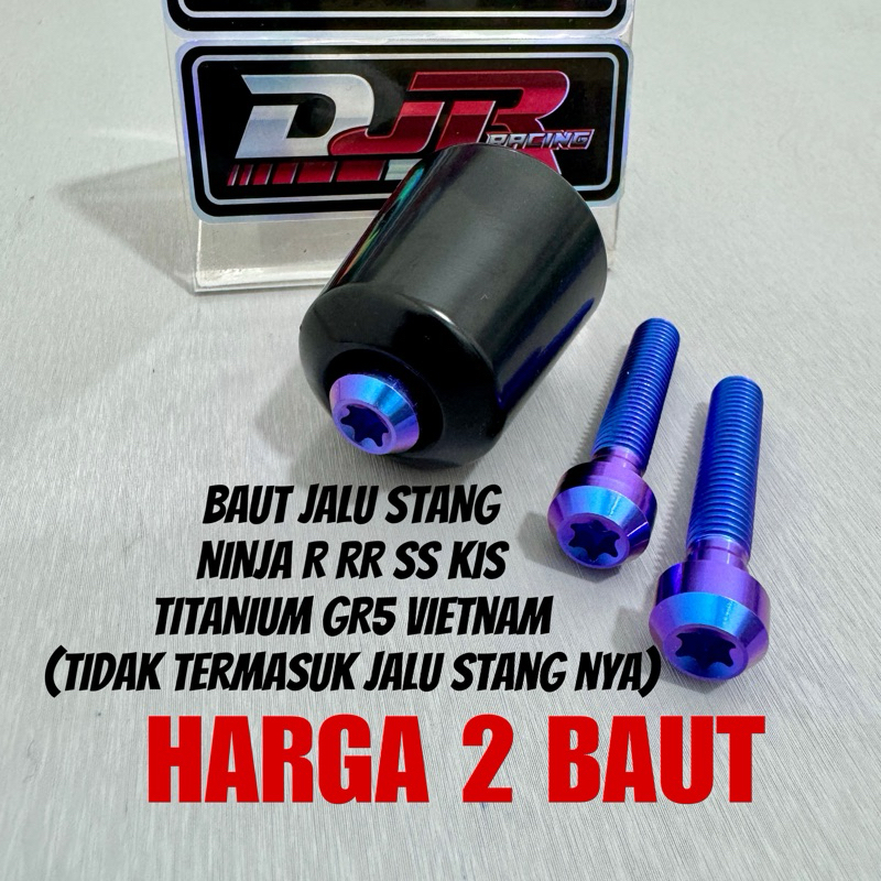 NINJA R RR SS KIS TITANIUM GR5 HANDLEBAR PENDULUM BOLT Original VIETNAM ...
