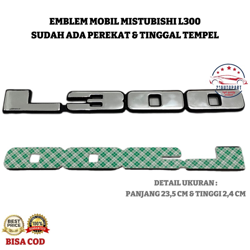 Mitsubishi L300 Logo Car Emblem | Shopee Malaysia