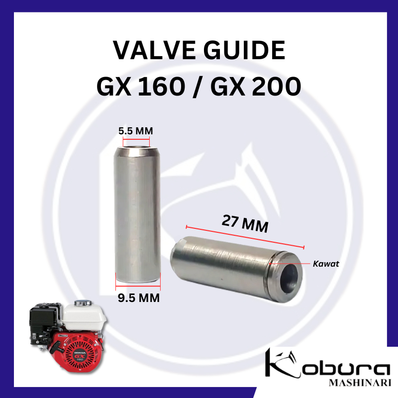 MESIN Valve Guide GX 160 Valve Guide Set Bush Valve Bottle Valve for Honda 5,5 HP GX 160 / GX ...
