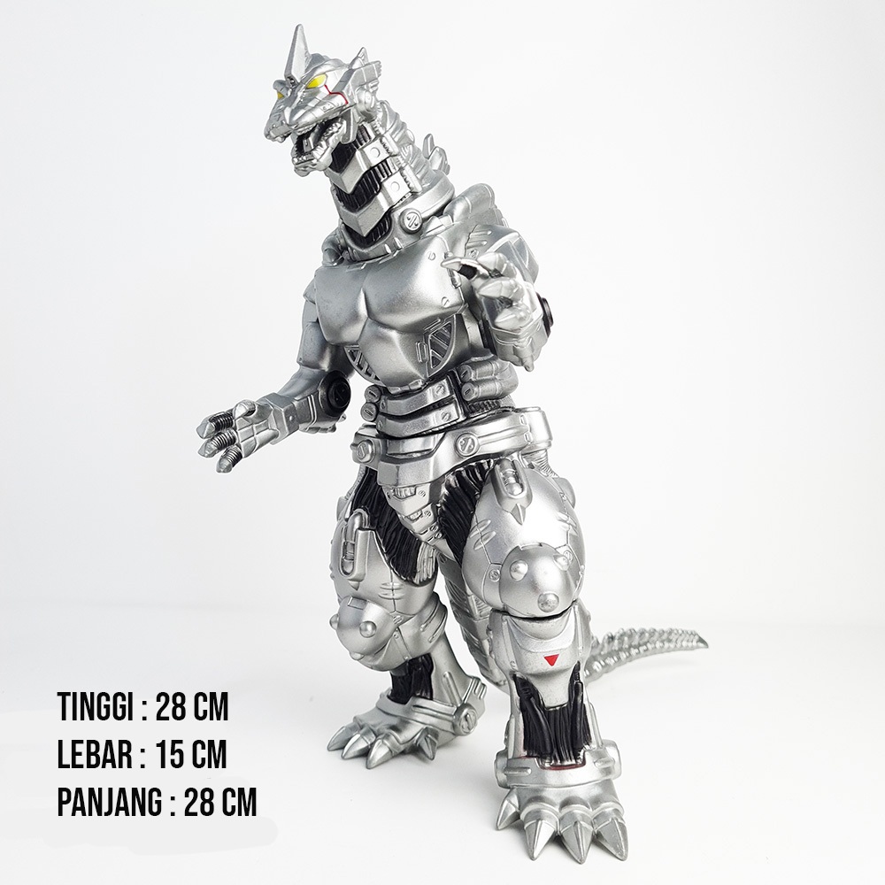 Jumbo Size Godzilla Silver Godzilla Kaiju Monsterverse Mecha Figure Toy ...