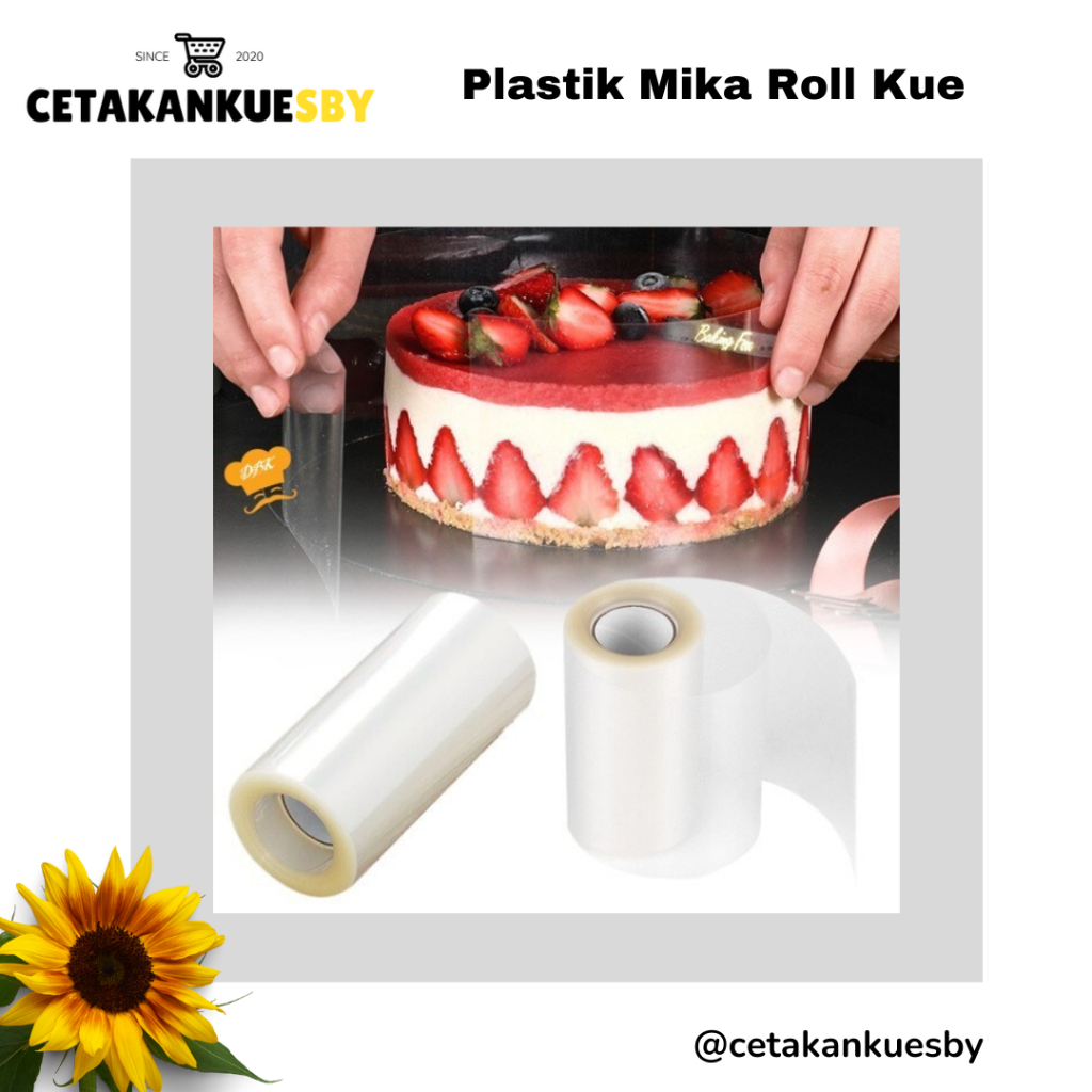 [CKS] Plastic Mica Roll Cake/ Mica Roll Tiramisu / Mica Roll Cheesecake ...
