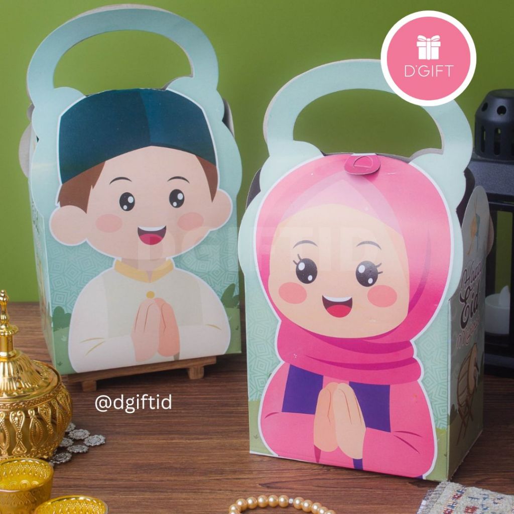 (10pcs) Eid SNACKBOX Character Motif | Eid Al-Fitr Children's Hampers ...