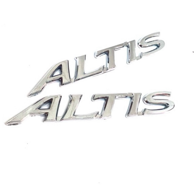 Toyota Altis Car Trunk Logo Emblem Chrome-15.3CM | Shopee Malaysia
