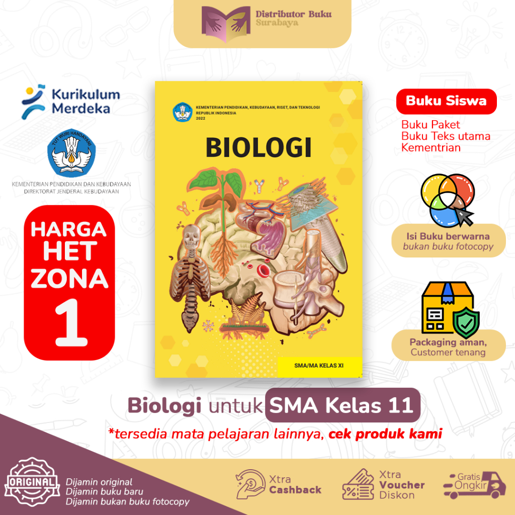 Biology Book for Class 11 High School - Student Package Book ...