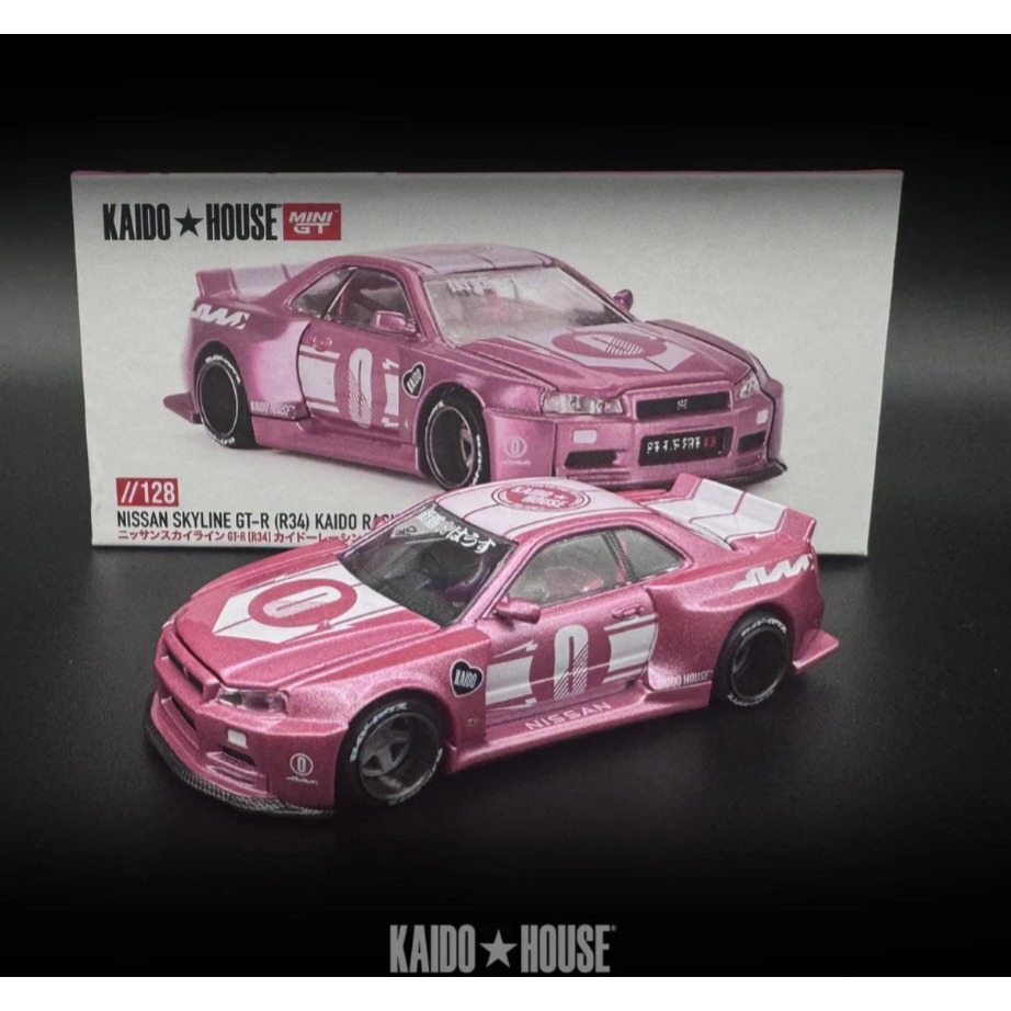 Kaido House GT Nissan Skyline GT-R (R34) Pink Kaido Racing Factory V1 ...