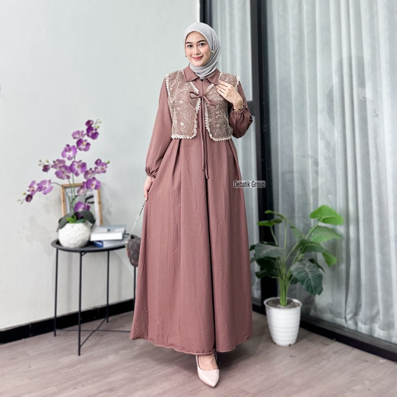 Official Batik - Kinnar Elegant luxury party gamis Eid 2025 gamis ...