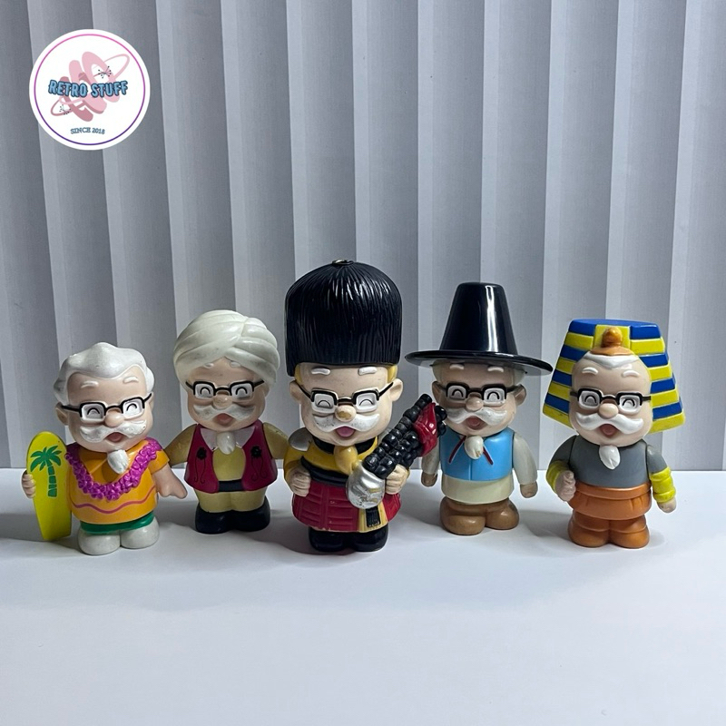 Rare Cute Colonel Sander Kfc Figure Set | Shopee Malaysia